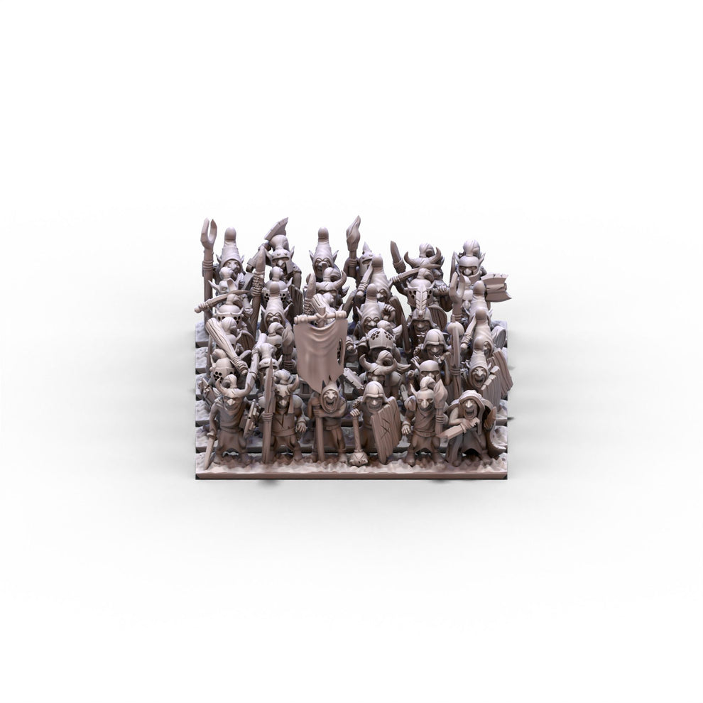 Orcs and Goblins (GSM) | Goblin Warriors Unit 2 | 10mm or 15mm ...
