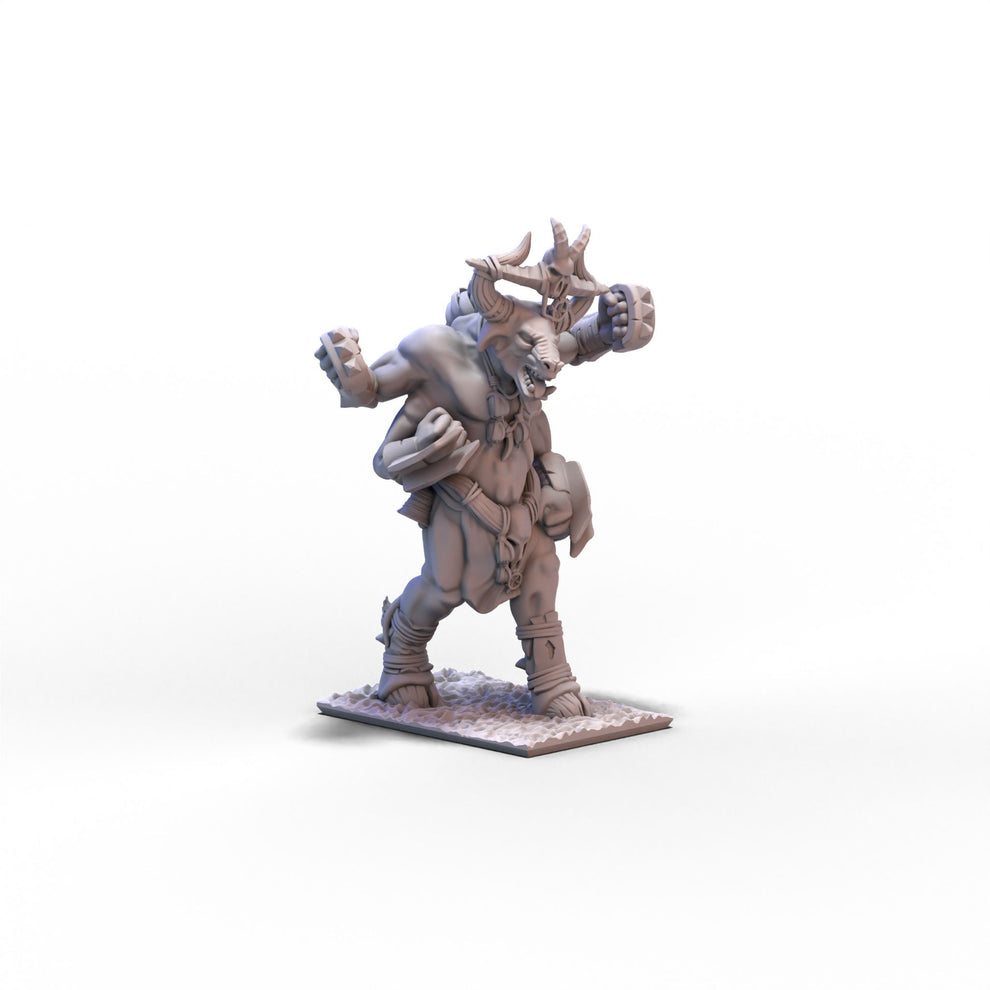 Beastmen | Ghorgon | 10mm or 15mm miniatures for Warmaster, Kings of ...