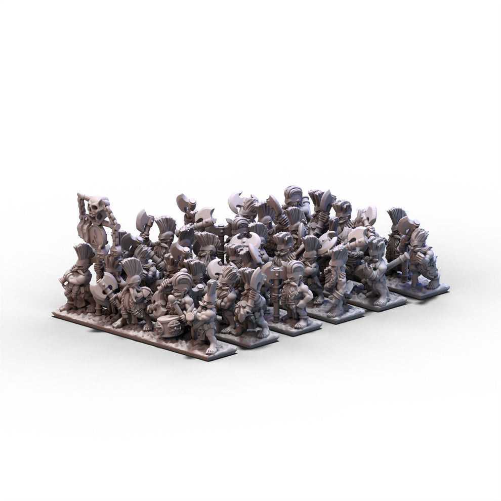 Dwarves | Dwarf Berserkers Unit 2 | 10mm or 15mm miniatures for ...