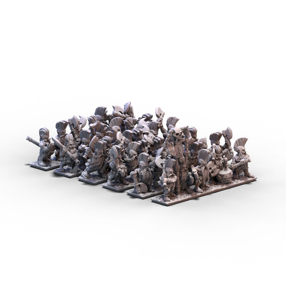Dwarves | Dwarf Berserkers Unit 2 | 10mm or 15mm miniatures for ...