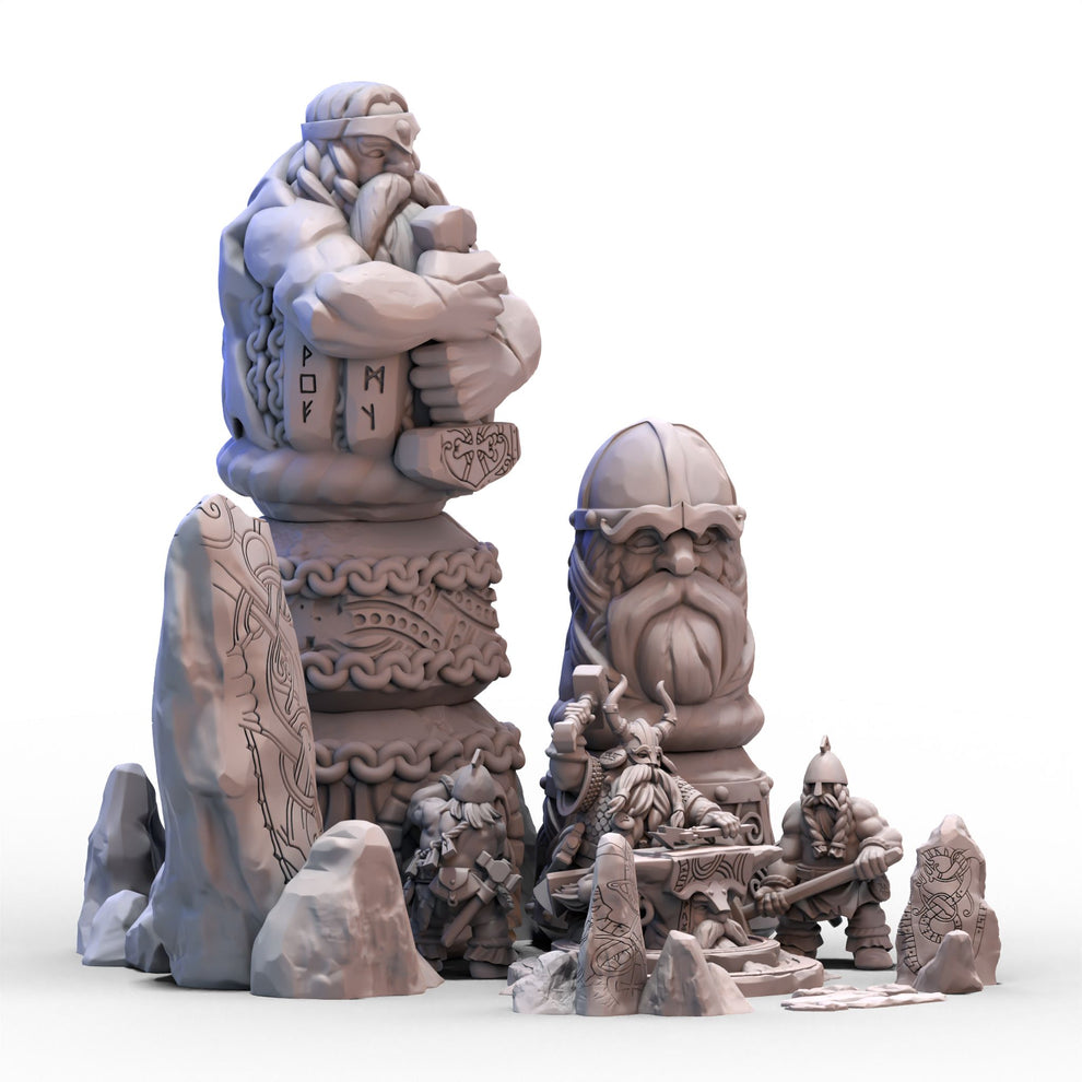 Sons of Ymir | Ancient Dwarf Forge | 28mm or 32mm miniatures for D&D ...