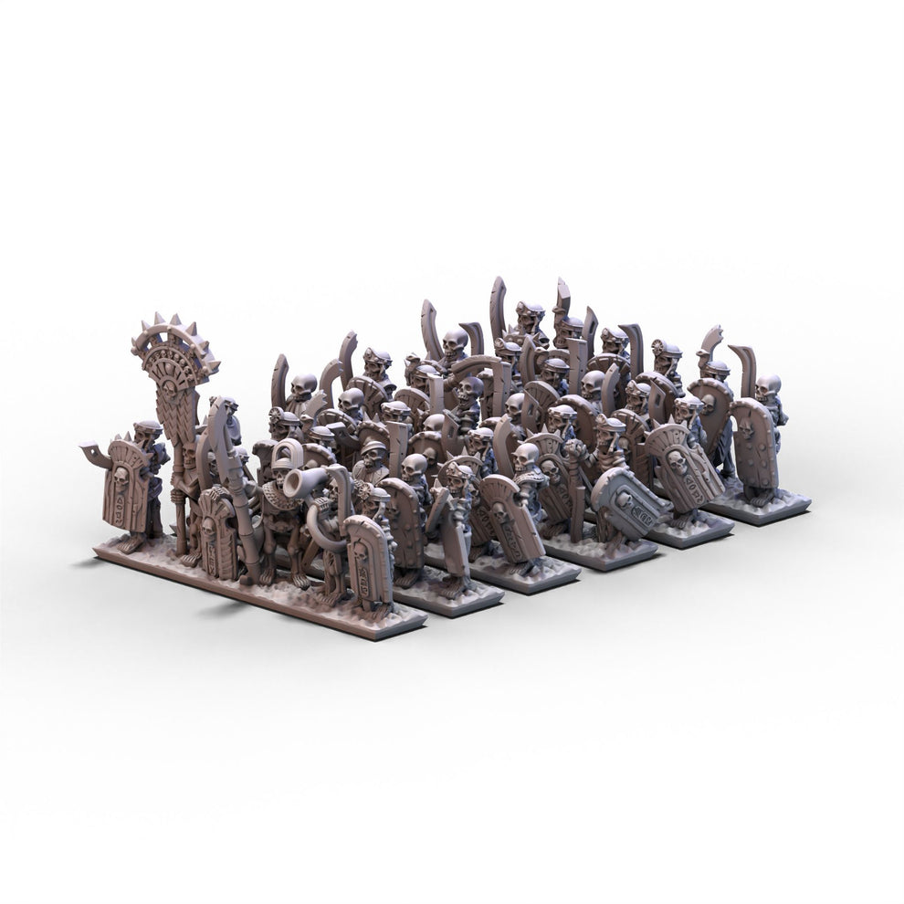 King of Sands | Skeletons (Swords) Unit 1 | 10mm or 15mm miniatures for ...