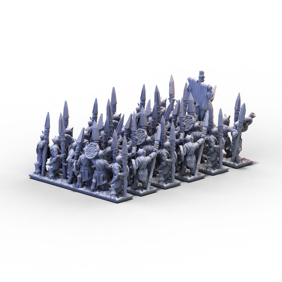 Beastmen | Beast Herd (Spear) Unit 1 | 10mm or 15mm miniatures for ...