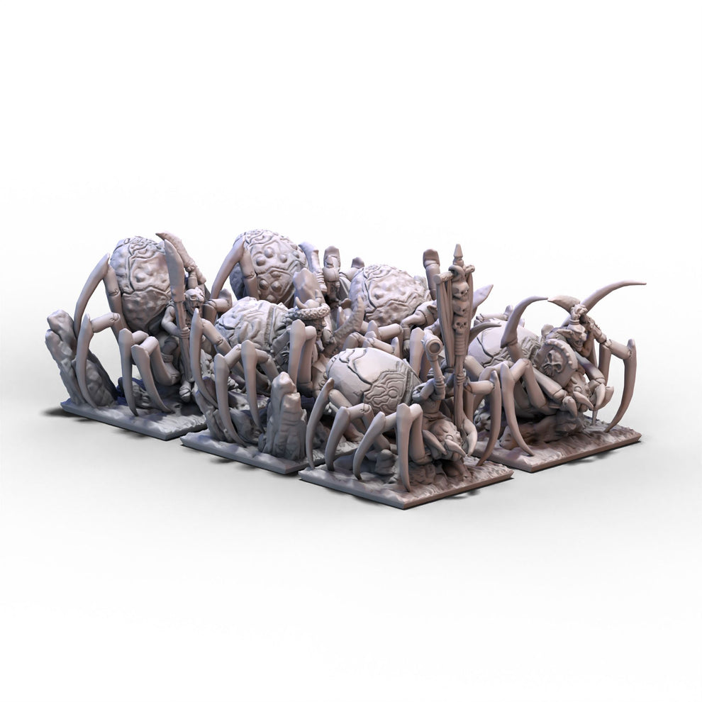 Orcs and Goblins | Goblin Spider Riders Unit | 10mm or 15mm miniatures ...