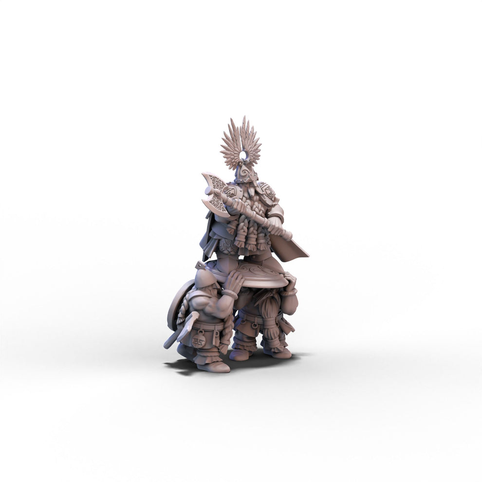 Sons of Ymir | Dwarf King Ulric of Thrym Heim | 28mm or 32mm miniatures ...