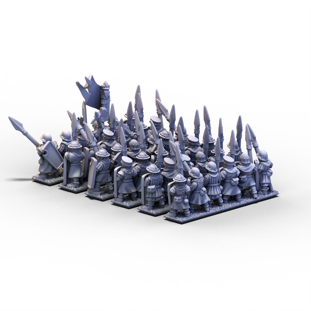 Chivalric Knights | Retainers Unit 1 | 10mm or 15mm miniatures for ...