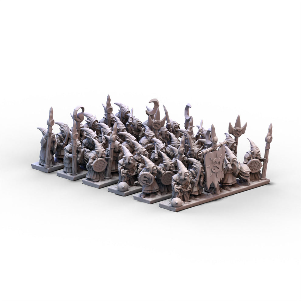 Orcs and Goblins (GSM) | Night Goblins Unit | 10mm or 15mm miniatures ...