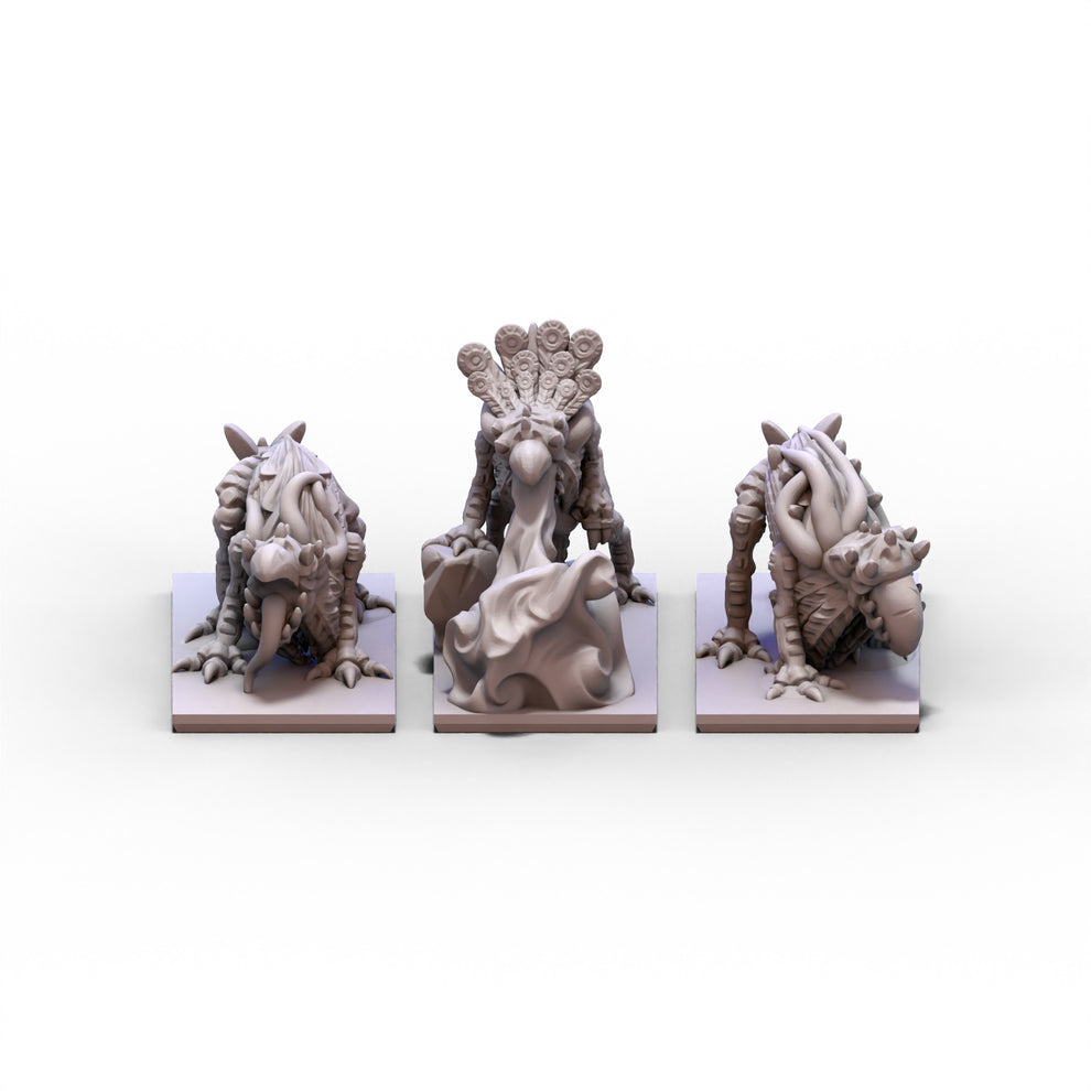 Daemon Army | Daemon Beasts Unit | 10mm or 15mm miniatures for ...