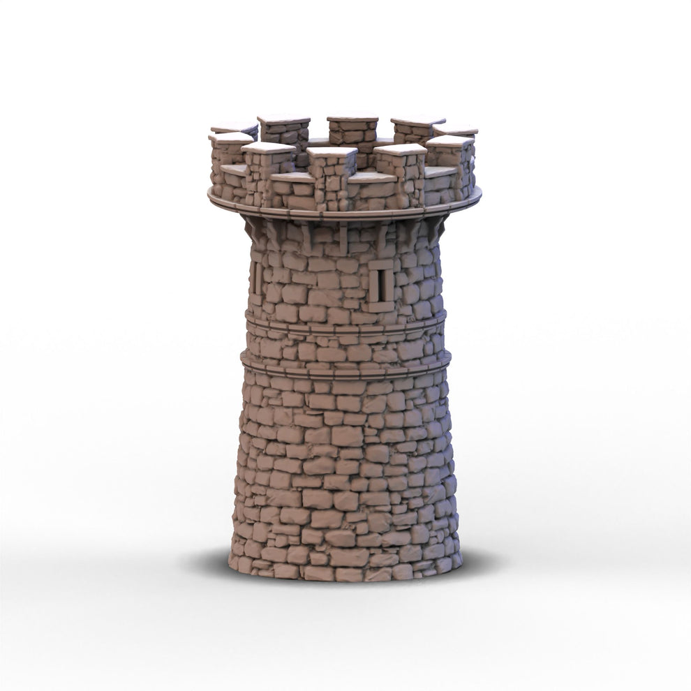 Castle Argent - Tower 2 | 10mm or 15mm scenery for tabletop games ...