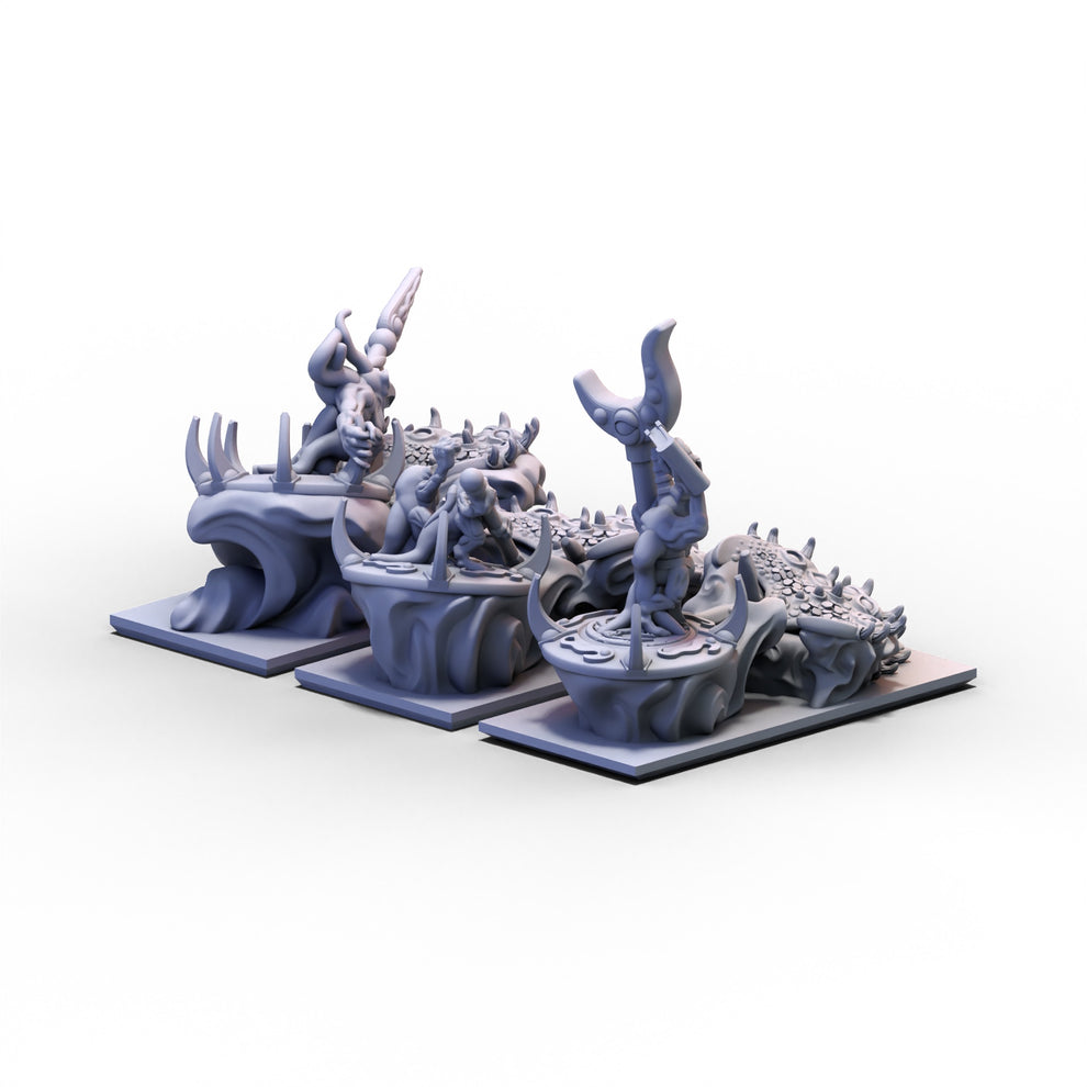 Daemon Army | Daemon Chariots Unit | 10mm or 15mm miniatures for ...