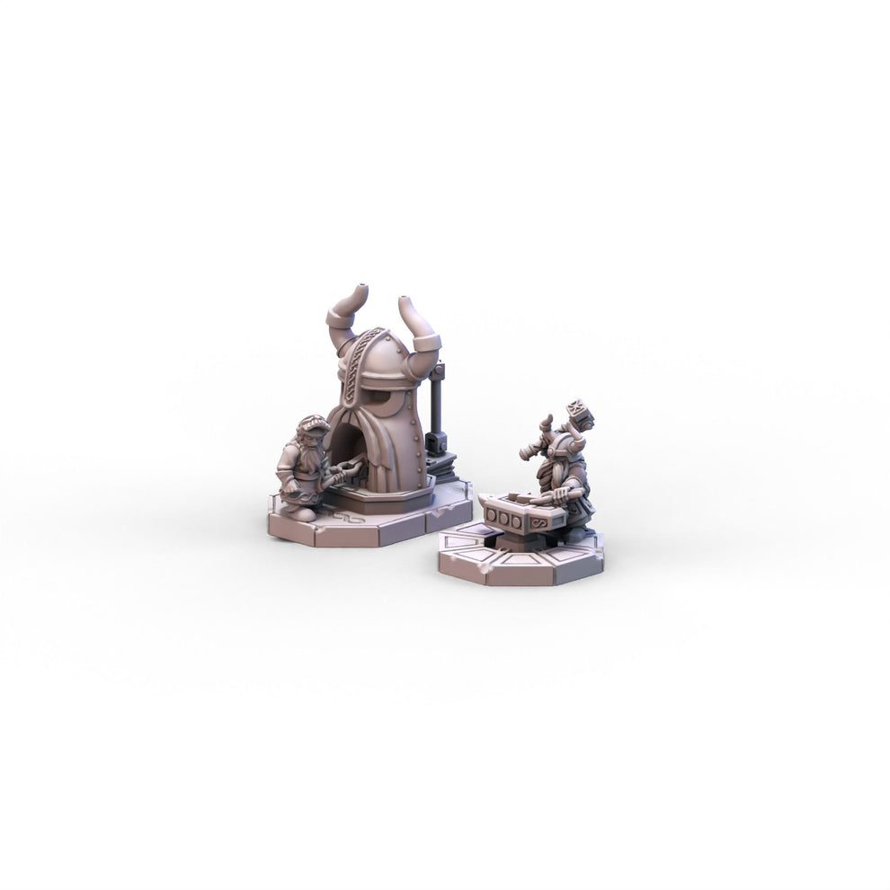 Dwarves | Dwarf Forge and Anvil | 10mm or 15mm miniatures for Warmaster ...