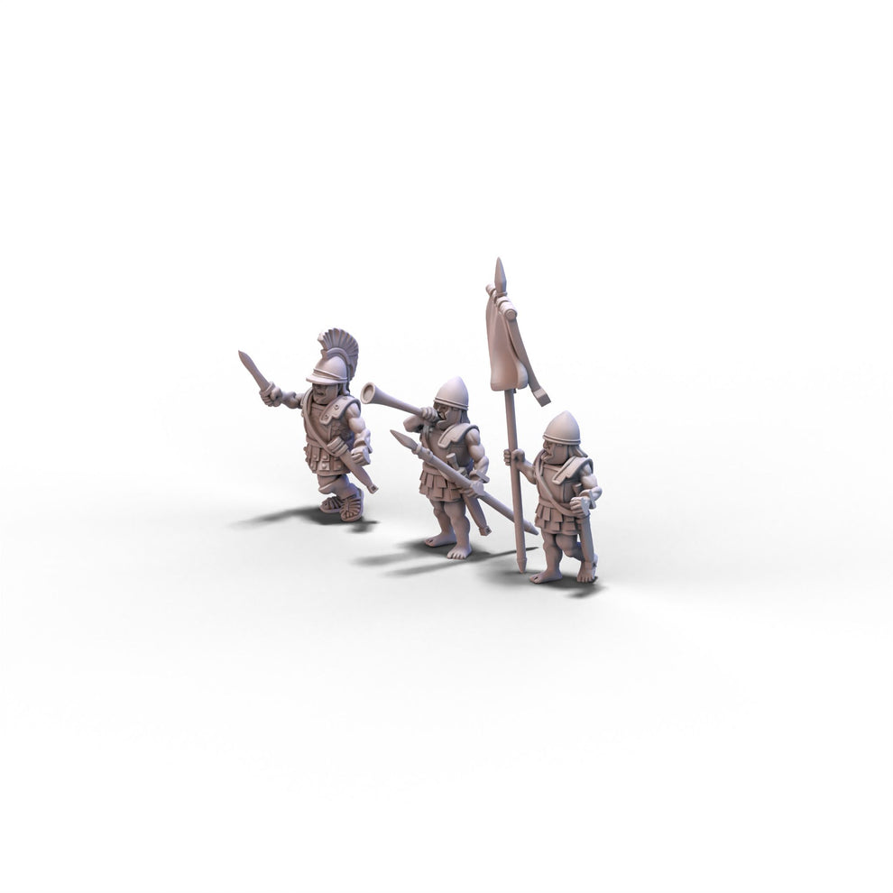 Greece | Greek Infantry Command Group | 15mm or 28mm miniatures for ...