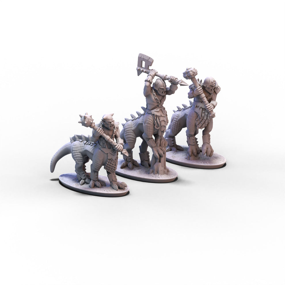 Beastmen | Dragon Ogres Unit | 10mm or 15mm miniatures for Warmaster ...