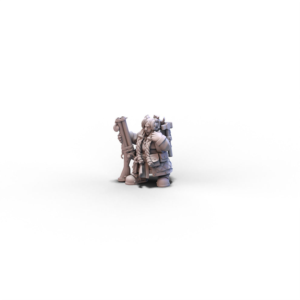 Sons of Ymir | Female Dwarf Engineer | 28mm or 32mm miniatures for D&D ...