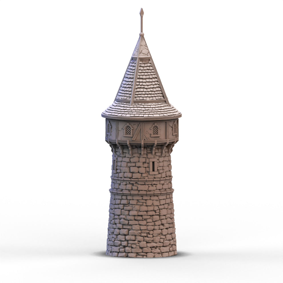 Castle Argent - Tower 1 | 10mm or 15mm scenery for tabletop games ...