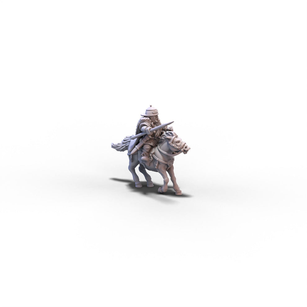 Germanic Tribes | Germanic Chief on Horse | 15mm or 28mm miniatures for ...