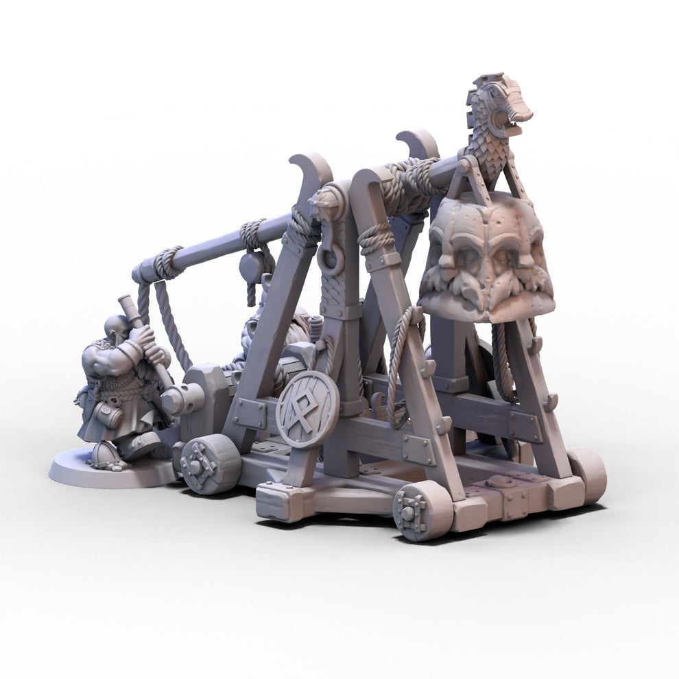 Sons of Ymir | Dwarf Catapult | 28mm or 32mm miniatures for D&D, 9th ...