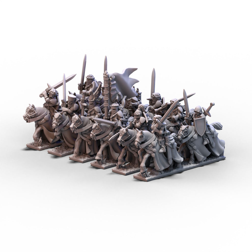 Chivalric Knights | Veteran Knights Unit 2 | 10mm or 15mm miniatures ...