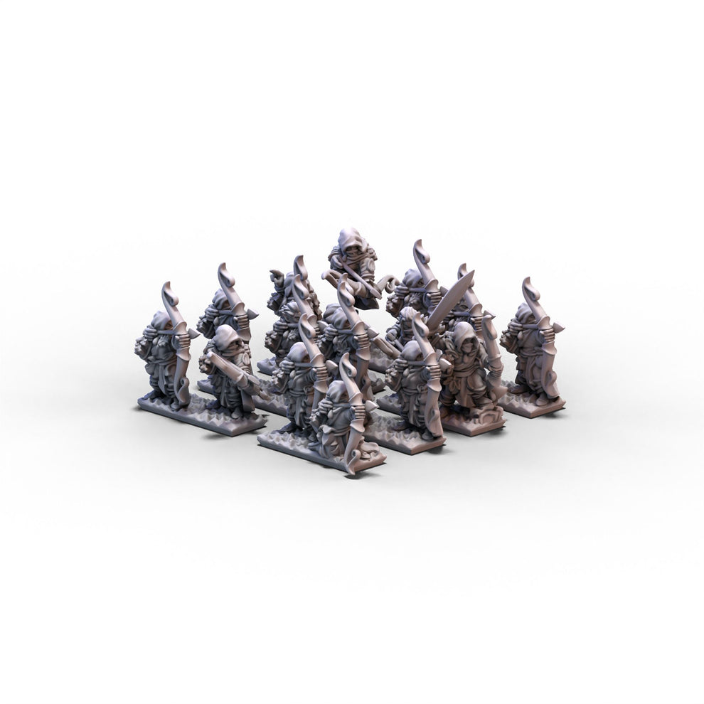 Wood Elves | Rangers Unit | 10mm or 15mm miniatures for Warmaster ...