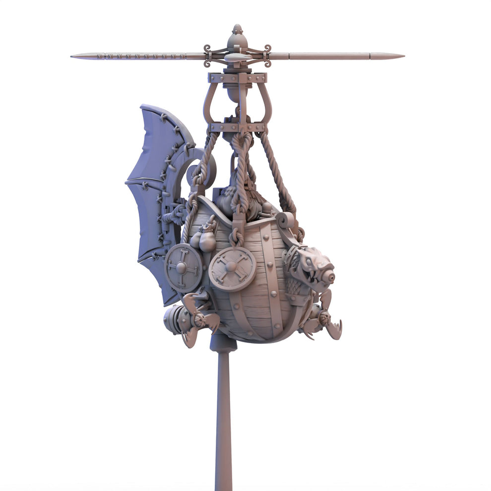Sons of Ymir | Dwarf Flying Machine (Short Version - Helix) | 28mm or ...