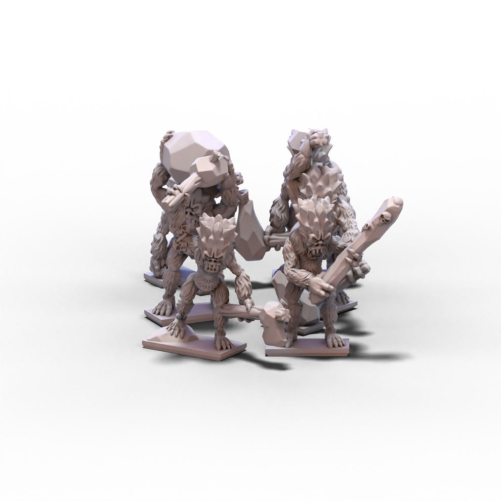 Ogres (AM) | Yetis Unit | 10mm or 15mm miniatures for Warmaster, Kings ...