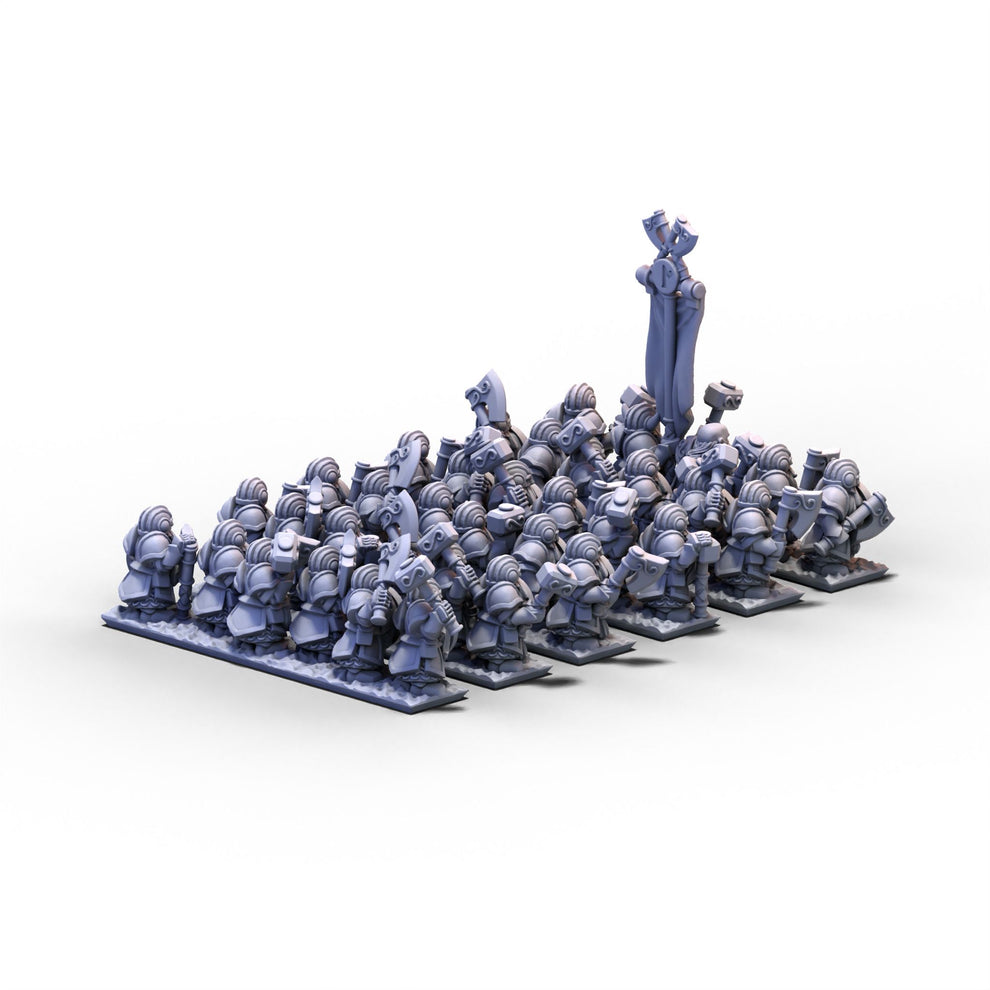 Dwarves | Dwarf Elite Warriors Unit 1 | 10mm or 15mm miniatures for ...