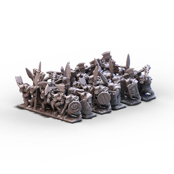 Orcs and Goblins (GSM) | Orc Warriors Unit 1 | 10mm or 15mm miniatures ...