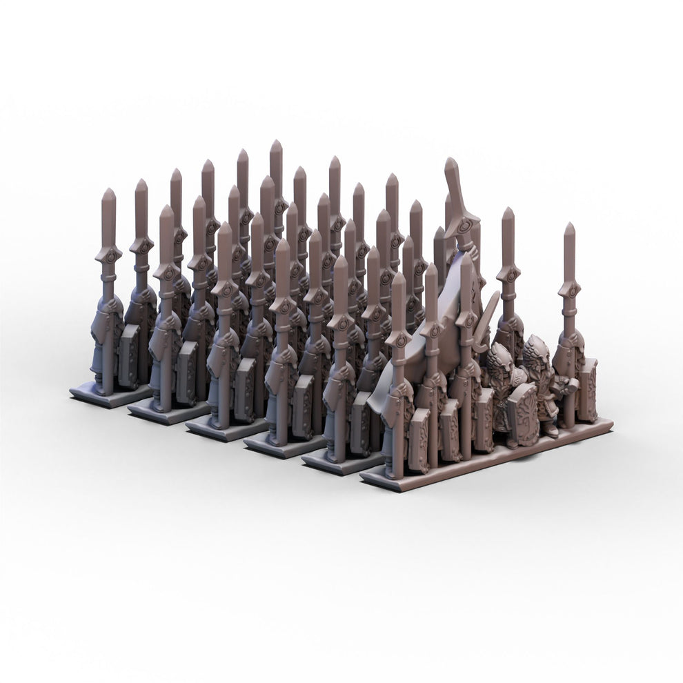 White Tree Kingdom | White Tree Militia Pro Unit | 10mm or 15mm ...